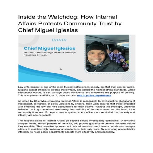 Inside the Watchdog_ How Internal Affairs Protects Community Trust by ...