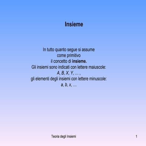 Insieme | PPT