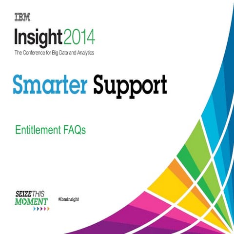 IBM Insight - Smarter Support Tips - Entitlement | PPT