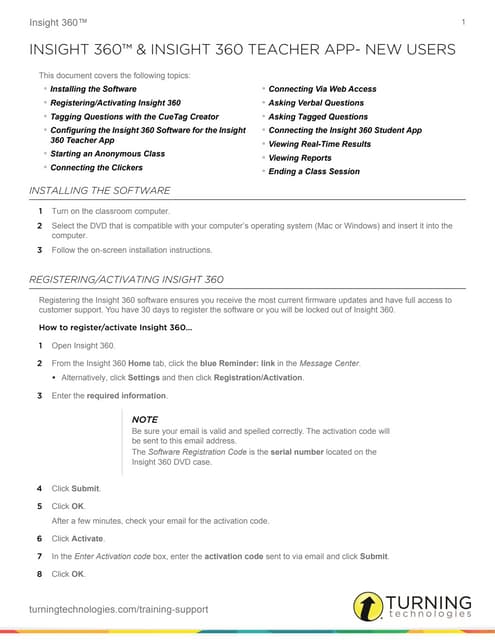 Faronics Insight User Guide for Teachers | PDF