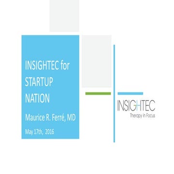 INSIGHTEC for STARTUP NATION | PDF