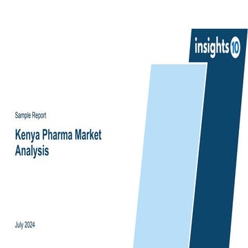 Kenya Pharmaceutical Market Analysis Sample Report 2022 to 2030 | PDF
