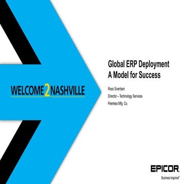 Global ERP Deployments | PPT