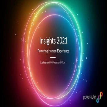 Insights 2021 | Powering Human Experience | PPT