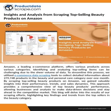 Insights and Analysis from Scraping Top-Selling Beauty Products on ...