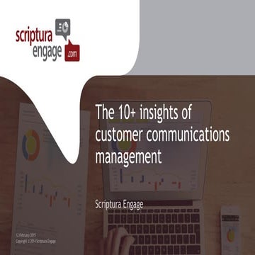 Insights in customer communications stragegies | PPT