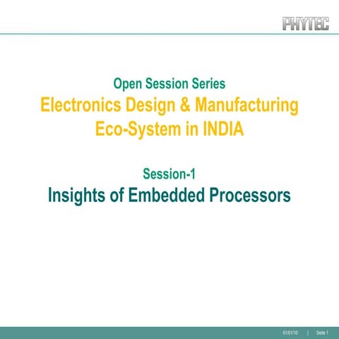 Insights of embedded processors - ARM Architecture | PDF