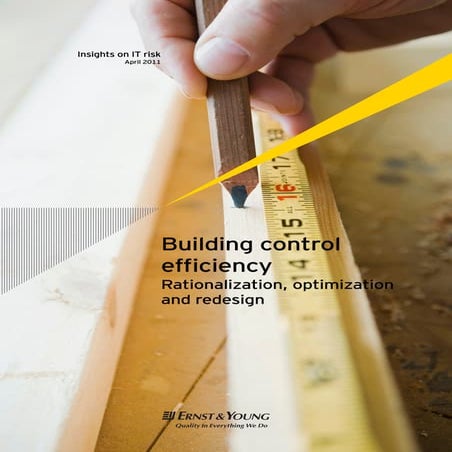 Building control efficiency: Rationalization, optimization and redesign ...