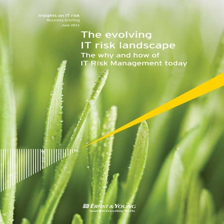 Insights on it risks evolving it landscape | PDF | Cloud Computing ...