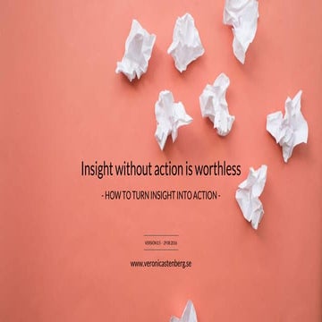 Insight without action is worthless | PDF
