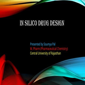 In silico Drug Design in Pharmaceutical chemistry.pptx
