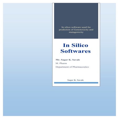 In silico softwares | PDF