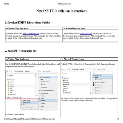 cummins Insite instructions | PDF