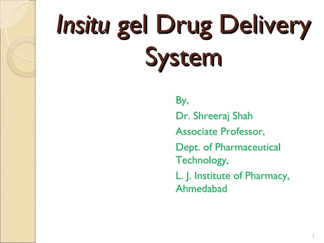 Shreya poster on drug delivery | PPTX