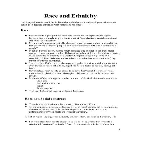 Racism Presentation | PPT