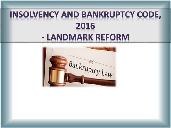 What is insolvency | PPTX