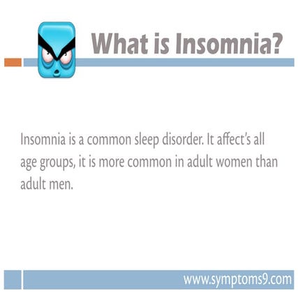 What is insomnia | PDF