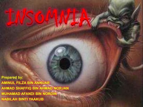 Insomnia Symptoms, Causes, Cures & Treatments | PPT
