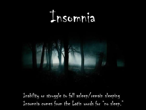 Insomnia | PPTX | Sleep Disorders | Diseases and Conditions