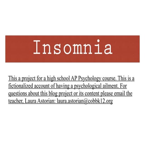 Insomnia pp 2 | PDF