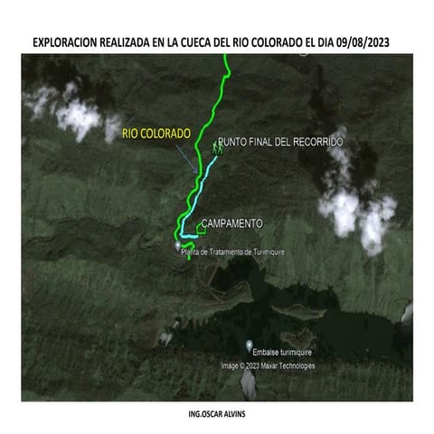 Mapa De La Cuenca Hidrográfica Del Río Colorado