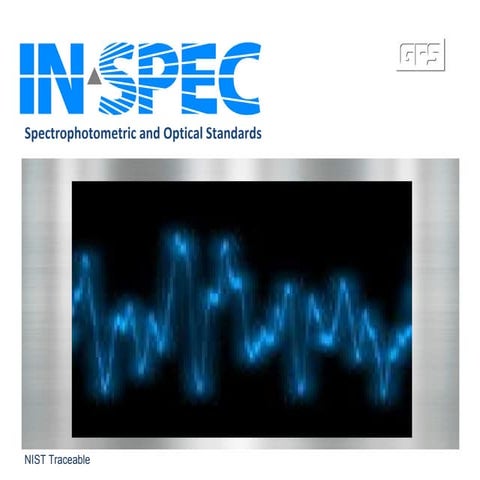 In-spec.com Spectrophotometric Standards | PPT