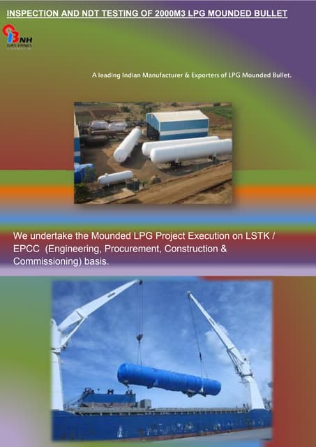 Asme design and construction of lpg storage tank installation | PDF ...