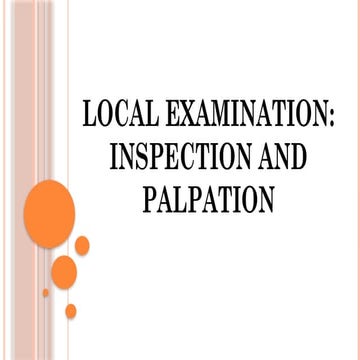 cardiac examination Inspection and palpation.pptx