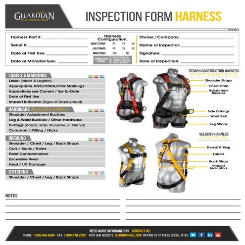 Inspection forms _harness_ | PDF