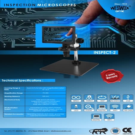 Inspection microscopes inspect 2 | PDF