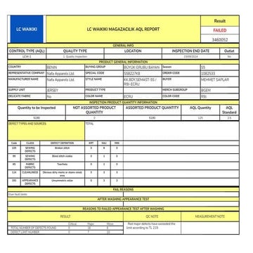 ctg fail Inspection report of new buyers | PPTX