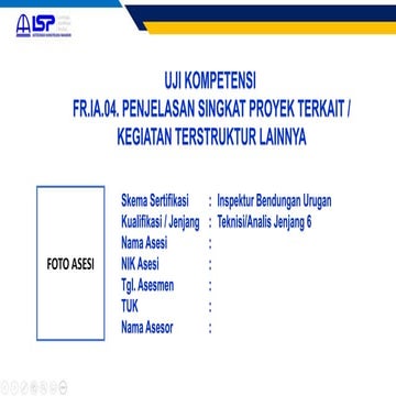 Inspektur Bendungan Urugan jenjang 67.pptx