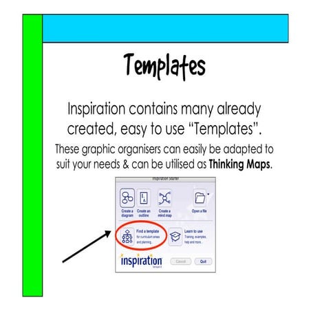 Using Inspiration\'s Templates with Thinking Maps | PDF