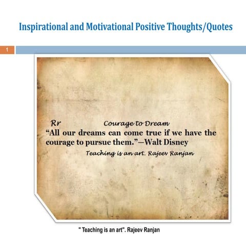 Inspirational and motivational positive thoughts quotes for happy life ...
