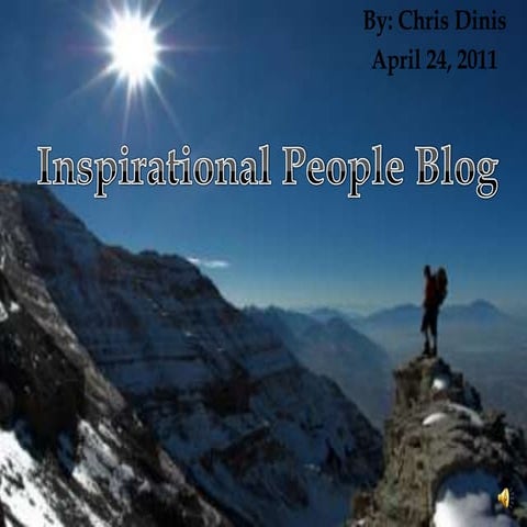 Inspirational people | PPT
