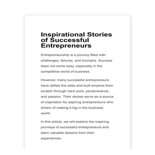 Inspirational Stories of Successful Entrepreneurs.pdf