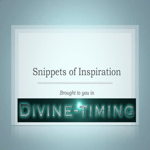 Inspirational time | PPTX