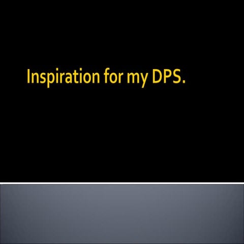 Inspiration for my dps new one | PPT