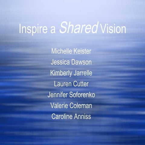 Inspire a shared vision | PPT