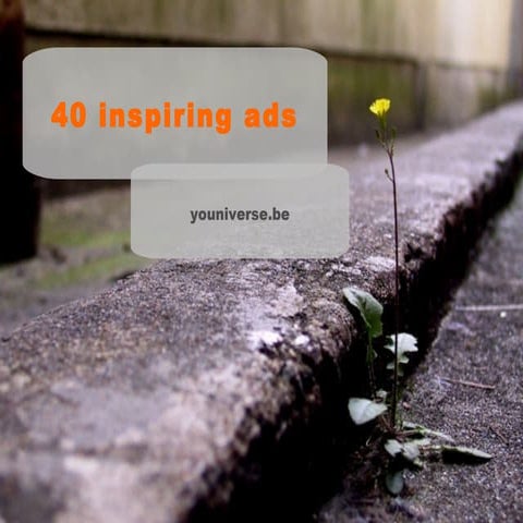 40 inspiring advertisment campaigns | PPT