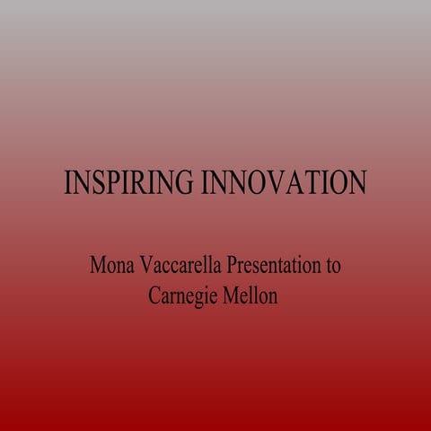 Inspiring Innovation | PPT
