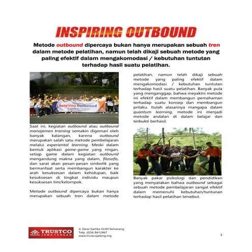 Paket Outbound Hemat | PDF