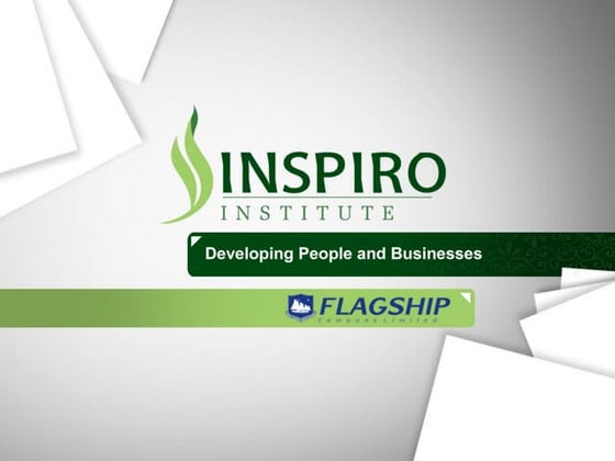 inspiro institute profile | PPT
