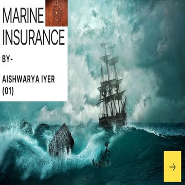 Marine insurance and its types | PPT
