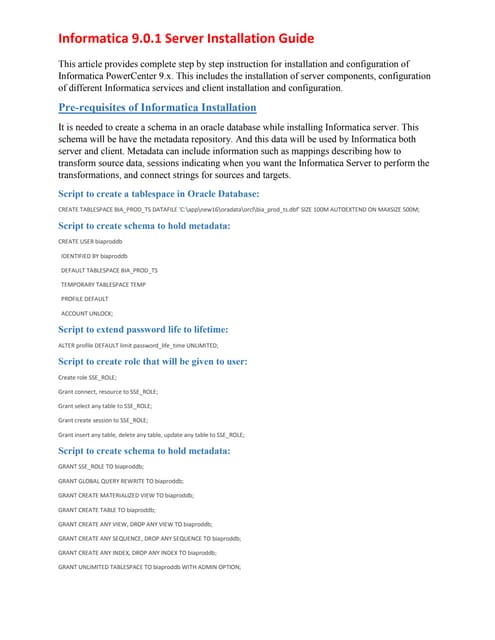 Informatica PowerCenter | PPTX