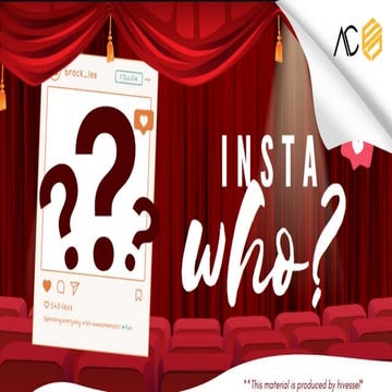 INSTA-WHO.powerpoint presentation for class | PPTX