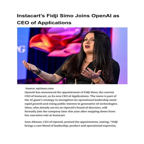 Instacart’s Fidji Simo Joins OpenAI as CEO of Applications.pdf