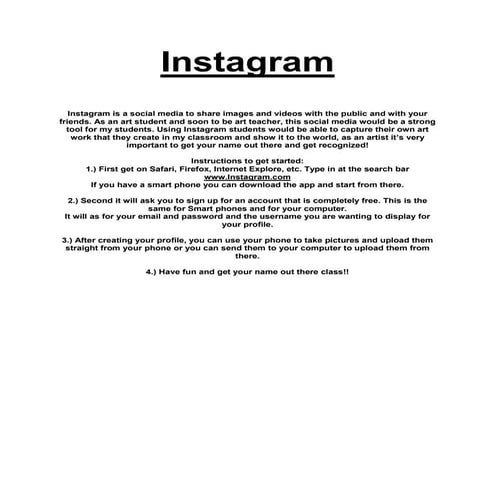 Instagram in teaching and learning Dr.C.Thanavathi | PDF