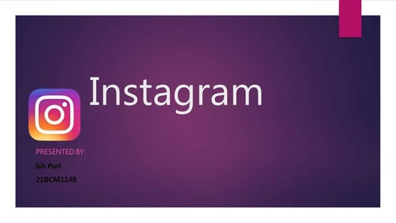 Instagram | PPTX