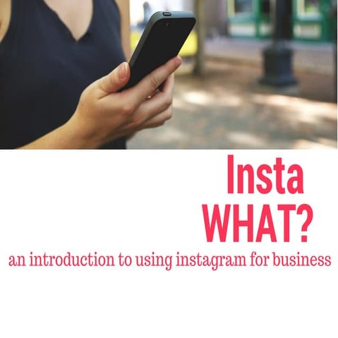 Instagram 101 for business | PPTX